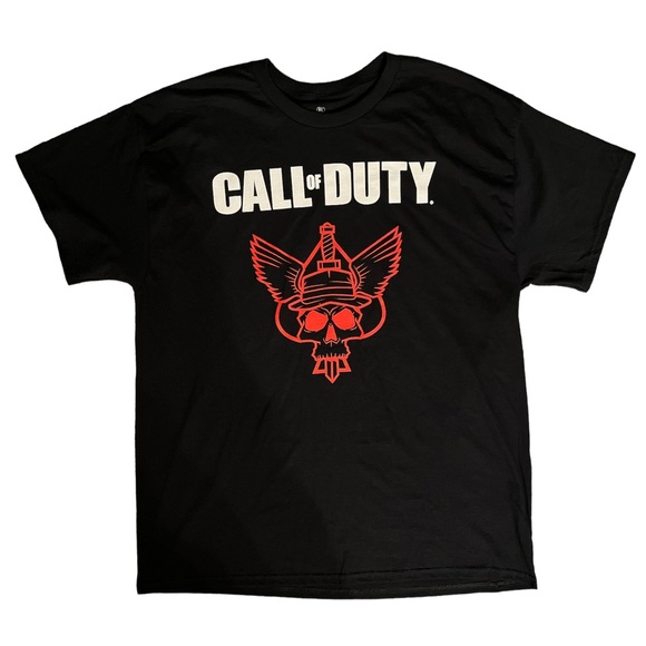 Shirts | Call Of Duty Captain Price Skull Men Tshirt Large Black Short ...